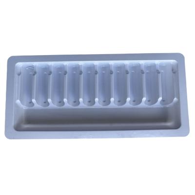 China Customized Wholesale Of Drug Ampoule Tray 1ml 2ml 5ml 10mPET Ampoule Tray Wholesale for sale