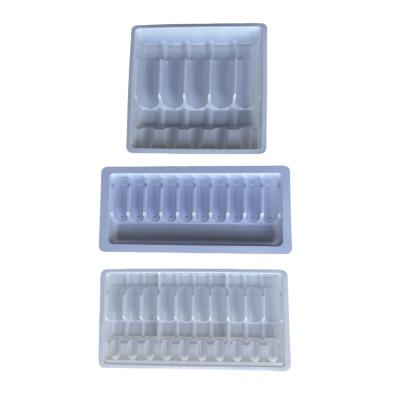 China Customized Wholesale Of Drug Ampoule Tray 1ml 2ml 5ml 10mPET Ampoule Tray Wholesale for sale