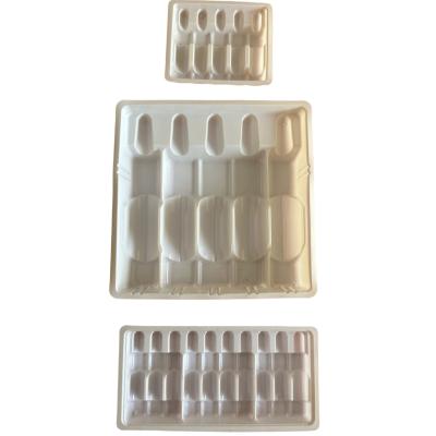 중국 맞춤형 도매 약품 Ampoule 트레이 1ml 2ml 5ml 10m 물 주입 PET Ampoule 트레이 판매용
