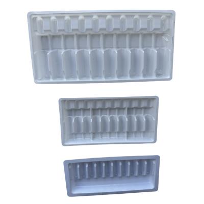 中国 医薬品用PETアンプルトレイ 1ml 2ml 5ml 10m 水注入アンプルトレイ PET真空形成トレイ パーソナライズ 販売のため
