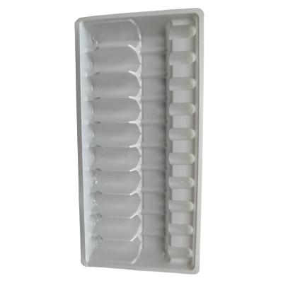 China PET Polyethylene Terephthalate Ampoule Tray Customized Wholesale 1ml 2ml 5ml 10ml Water Injection Ampoule Tray Customized Packaging for sale