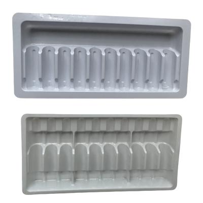 China PET Polyethylene Terephthalate Ampoule Tray Customized Wholesale 1ml 2ml 5ml 10ml Water Injection Ampoule Tray Customized Packaging for sale