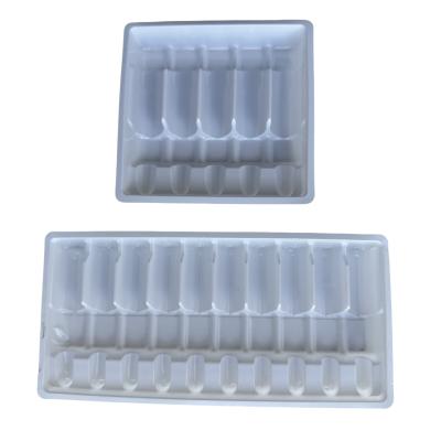 중국 맞춤형 진공 트레이 패키지 1ml 2ml 5ml 10ml PET 물 주입 Ampoule 트레이 판매용