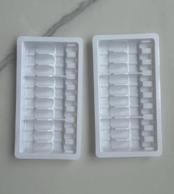 China Custom 2ml 10-Piece Sealed Ampoule Tray for Medicine Packaging for sale
