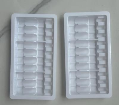 China Custom 1ml-10ml Plastic Ampoule Trays for Medicine Packaging for sale