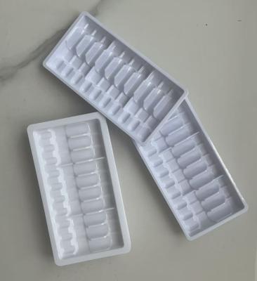 China Custom 2ml Ampoule Packaging Tray 14.3x7.3cm Cardboard Embossing for sale