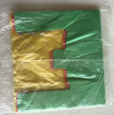 China Customized Recyclable HDPE Supermarket Shopping Bags with High Impact Resistance for sale