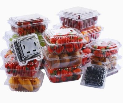 China Customized Recyclable PET Tomato Packaging Box with Heat Sealing for Perfect Protection for sale
