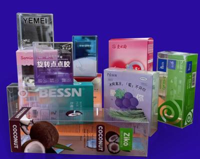 China PVC blind box packaging box customization, PET wet wipes square box, PP matte textured cosmetics, tea gift box for sale