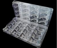 China individual cavity macaron box compartment macaron container stackable macaron clamshell lock‑closure macaron box raised dome lid box for sale