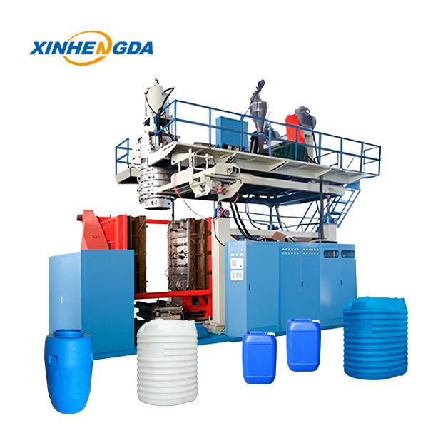 Quality Heavy Duty Extrusion Injection Blow Molding Machine For 200L Plastic Chemical Storage Drums for sale