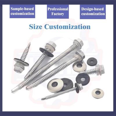 Cina Servizio OEM personalizzato Fornito vantaggio Hexagon Self Drilling Screw per tetti in PVC in vendita
