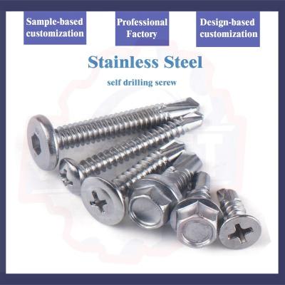 Cina Servizio OEM personalizzato Fornito vantaggio Hexagon Self Drilling Screw per tetti in PVC in vendita