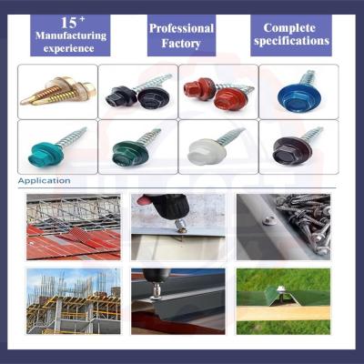 Cina Servizio OEM personalizzato Fornito vantaggio Hexagon Self Drilling Screw per tetti in PVC in vendita