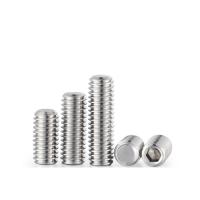 China ISO Standard Stainless Steel Hex Socket Set Screw Full Thread M2-M20 for sale