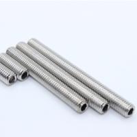 China ISO Standard Stainless Steel Hex Socket Set Screw Full Thread M2-M20 for sale