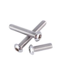 China DIN 7380 SS304 A2-70 Stainless Steel Hex Socket Button Head Machine Screws for sale