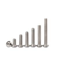 China DIN 7380 SS304 A2-70 Stainless Steel Hex Socket Button Head Machine Screws for sale