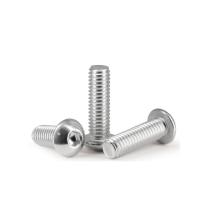 China DIN 7380 SS304 A2-70 Stainless Steel Hex Socket Button Head Machine Screws for sale