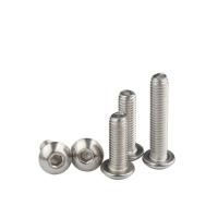 China DIN 7380 SS304 A2-70 Stainless Steel Hex Socket Button Head Machine Screws for sale