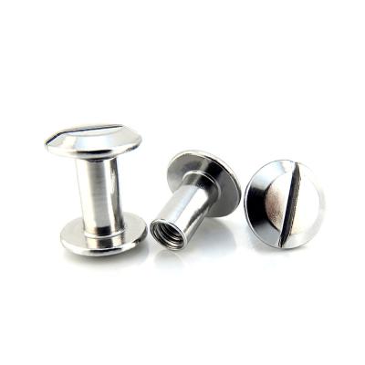 Cina In ottone 2 mm 4 mm 5 mm Maschio e femmina Punto di legame per viti di Chicago Libro di conto per cuoio in vendita