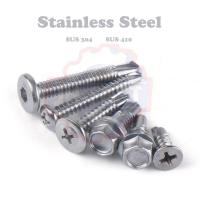 China Hex Head Self Drilling Roofing Screws Carbon Steel Stainless Steel ISO9001 Custom OEM for sale