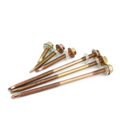 Cina OEM Customized Metal Galvanized Hexagonal Hex Head Self Drilling Screw per tetti in vendita