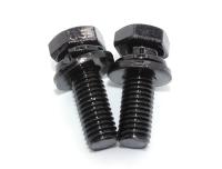 China Combination Hex Head Bolt with Single Coil Spring Lock Washer and Plain Washer Assemblies Carbon Steel Stainless Steel for sale