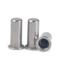China M3 to M12 Flat Head Knurled Threaded Insert Rivet Nut Carbon Steel Stainless Steel Brass for sale