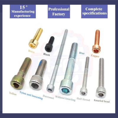 中国 DIN912 A2 SS304 SS316 ヘクサゴンソケットヘッドキャップスクリュー M6 M8 M10 M12 消極化仕上げ 販売のため