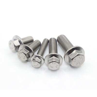 Cina GB Standard Passivated Stainless Steel Hex Flange Bolt M4 M6 M8 M10 M12 Classe 4.8.8.8 10.9 12.9 in vendita