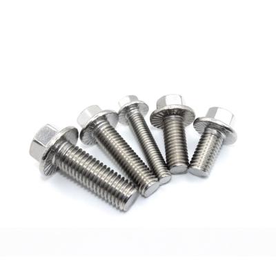 Cina GB Standard Passivated Stainless Steel Hex Flange Bolt M4 M6 M8 M10 M12 Classe 4.8.8.8 10.9 12.9 in vendita