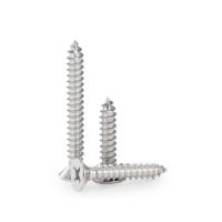 China Stainless Steel Cross Countersunk Flat Head Self Tapping Screws DIN 7982 Fasteners M4 16mm for sale