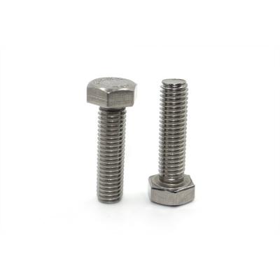 China Hexbolten van roestvrij staal DIN 933 SS304 Gepassiveerde afwerking ISO4017 DIN933 M3 M4 M5 M6 M8 Te koop