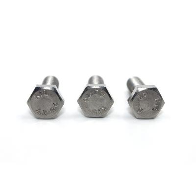 China Hexbolten van roestvrij staal DIN 933 SS304 Gepassiveerde afwerking ISO4017 DIN933 M3 M4 M5 M6 M8 Te koop