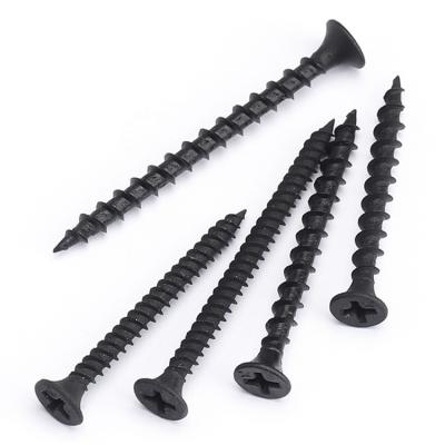 China 100% inspectie Zwarte houten schroef Tornillos Para Madera DIN 7982 met metrische meting Te koop