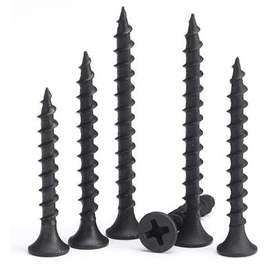 China 100% inspectie Zwarte houten schroef Tornillos Para Madera DIN 7982 met metrische meting Te koop