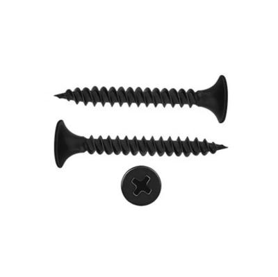 China 100% inspectie Zwarte houten schroef Tornillos Para Madera DIN 7982 met metrische meting Te koop