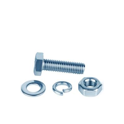 Cina Via di spedizione Hk Post Steel Hex Head Bolt 4.8/8.8/10.9/12.9 Grado Full Thread Hex Bolt in vendita