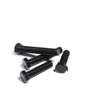 Cina Via di spedizione Hk Post Steel Hex Head Bolt 4.8/8.8/10.9/12.9 Grado Full Thread Hex Bolt in vendita