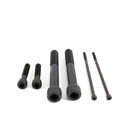 China DIN912 gegarandeerd 8.8 12.9 Zwarte zinkgeplatte halve draad Hex Socket Head Cup Screw Bolt Te koop