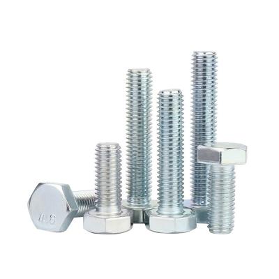 Cina 35 mm lunghezza M16 filettatura Dimensione Hex testa bulloni DIN933 zinco placcato grado 8.8/10.9 Acciaio SUS304 in vendita