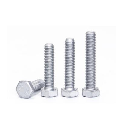 China Hot Dip Galvanized Hex Head Bolt Graad 5 Graad 8 DIN931 DIN933 Te koop