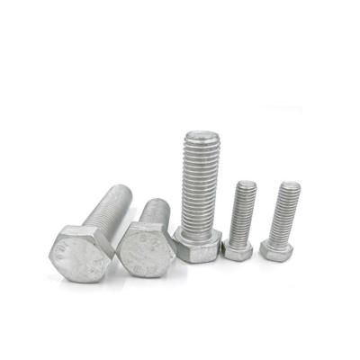 China Hot Dip Galvanized Hex Head Bolt Graad 5 Graad 8 DIN931 DIN933 Te koop