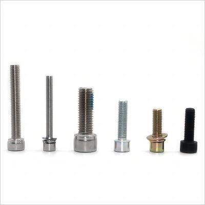 Cina M3 * 6 M6 DIN912 zinco rivestito interno Hex Socket Cap testa vite M12x1.5 Allen Tipo 5mm in vendita