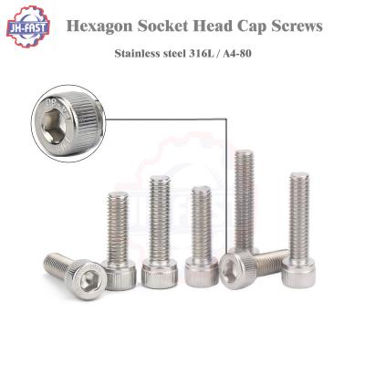 Cina Metrica di acciaio inossidabile bullone M5 Hex presa testa viti SUS 304 316 Cap testa Allen chiave in vendita