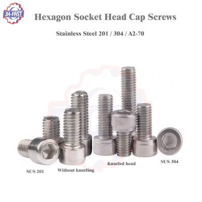 China Metric Stainless Steel A2 A4 304 316 Din 912 Allen Bolt M2 M2.5 M3 M4 M5 M6 M7 M8 M10 Hex Socket Head Cap Screw Inner Hexagon Screws for sale
