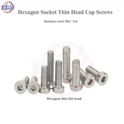 中国 亜鉛 仕上げ 高強度 六角ソケットヘッドキャップスクリュー DIN912 304 アレンキーボルトスクリュー 販売のため