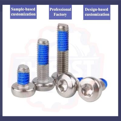 Cina 6x55 5x50 M2.5 M3 M4 M5 M6 M8 Vite di bloccaggio toppa in nylon Torx a testa cilindrica nel sistema di misurazione metrico in vendita