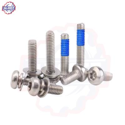 China Black Torx Head Star Security Self Tapping Drilling Screw met anti-diefstal functie Te koop